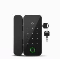 China Biometric Fingerprint Wifi Sliding Glass Door Lock ODM Double Authentication for sale