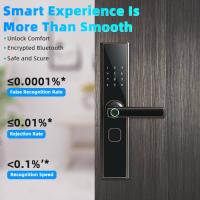 China Keyless Digital Smart Door Locks Keypad Biometric Fingerprint for sale