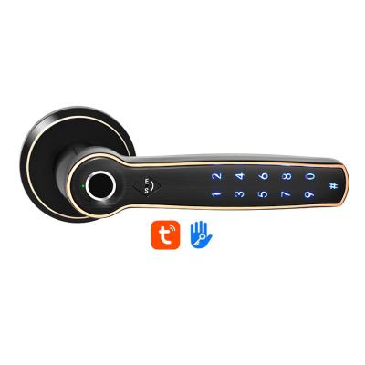 China Customized Logo Electronic Door Lock Anti Peep Smart Cylinder Lock for sale