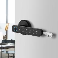 China ROHS Smart Handle Door Lock DC 6V Zinc Alloy Electronic For Apartments for sale