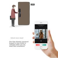 China Remote Control Smart Camera Door Lock Tuya Deadbolt Camera Lock for sale