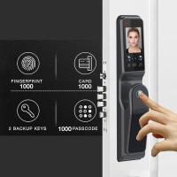China Remote Control Smart Camera Door Lock Tuya Deadbolt Camera Lock for sale