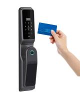 China Acrylic Wireless Door Lock Face Automatic Id Door Lock For Home Hotel for sale
