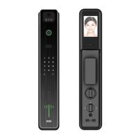 China 3D Face Recognition Smart Camera Door Lock Biometric With Tuya App for sale