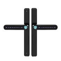 China Wifi Bluetooth TTlock Smart Lock Electronic Glass Sliding Ttlock Compatible Locks for sale