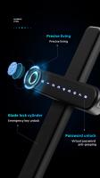 China Wifi Bluetooth TTlock Smart Lock Electronic Glass Sliding Ttlock Compatible Locks for sale