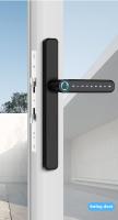 China Wifi Bluetooth TTlock Smart Lock Electronic Glass Sliding Ttlock Compatible Locks for sale