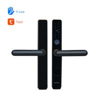 China Security Keyless Digital Entry Door Lock CE Matt Black For Home for sale