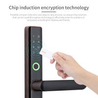 China Security Keyless Digital Entry Door Lock CE Matt Black For Home for sale