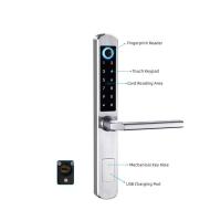 China 6V TTlock Smart Lock Red Bronze Fingerprint Smart Door Lock For Sliding Gate Door for sale