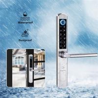 China 6V TTlock Smart Lock Red Bronze Fingerprint Smart Door Lock For Sliding Gate Door for sale