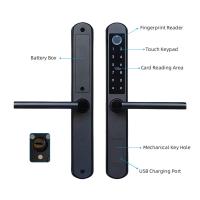 China 4.5V TTlock Smart Lock Smart Fingerprint Door Lock For Sliding Door for sale