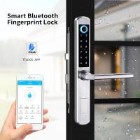 China 4.5V TTlock Smart Lock Smart Fingerprint Door Lock For Sliding Door for sale