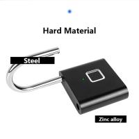 China Advanced Smart Outdoor Padlock Compact Biometric Outdoor Padlock for sale