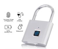 China Advanced Smart Outdoor Padlock Compact Biometric Outdoor Padlock for sale