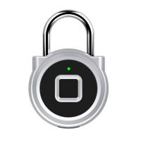 China Silver Smart Outdoor Padlock Gold Color Outdoor Biometric Padlock for sale