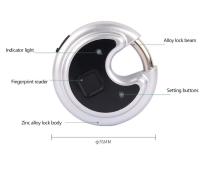 China IP65 Intelligent Tuya Smart Padlock Easy Operation Smart Home Gate Lock for sale