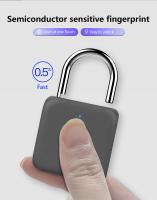 China IP65 Smart Outdoor Padlock Mini Keyless Outdoor Fingerprint Padlock for sale