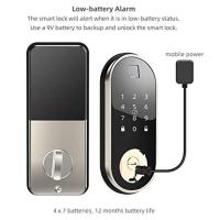 China Aluminum Smart Home Door Lock Anti Theft Sliding Door Smart Lock for sale