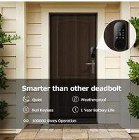 China Biometric Smart Deadbolt Door Lock Keyless Smart Entry Door Locks for sale