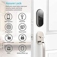 China Biometric Wifi Deadbolt Lock for sale