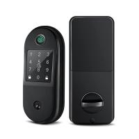 China Smart Deadbolt Door Lock Keyless Electronic Fingerprint Keypads Password RFID Card for sale