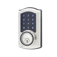China 80mm Bluetooth Keypad Door Lock Customized Silver Color For Glass Door for sale
