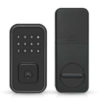 China Smart Deadbolt Door Lock Aluminium Alloy Bluetooth Digital Password Electronic Key for sale