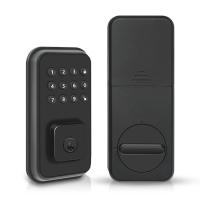 China Cylinder Smart Deadbolt Door Lock Interior Keypad FCC Easy Installation for sale