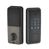 China Smart Deadbolt Door Lock Bluetooth Keyless Entry Tuya Digital Fingerprint Wifi for sale