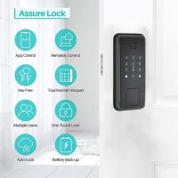 China Silver Smart Deadbolt Door Lock RFID Card Fingerprint Door Lock for sale