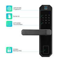 China Damp Proof Fingerprint Smart Door Lock Size 20mm For Apartment for sale