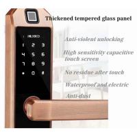 China Damp Proof Fingerprint Smart Door Lock Size 20mm For Apartment for sale