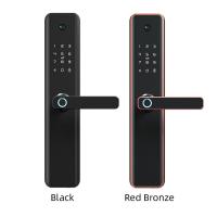 China WiFi Remote Smart Camera Door Lock FCC Electronic Smart Door Lock for sale