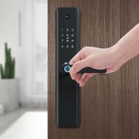 China Smart Camera Door Lock Card Operated Wireless Enabled Fingerprint for sale