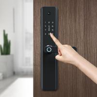 China Smart Camera Door Lock Card Operated Wireless Enabled Fingerprint for sale
