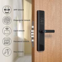 China Smart Camera Door Lock Card Operated Wireless Enabled Fingerprint for sale