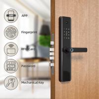 China WiFi Remote Smart Camera Door Lock FCC Electronic Smart Door Lock for sale