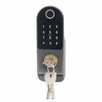 China Iron Alloy Smart Deadbolt Door Lock 150mm Keyless Interior Door Lock for sale