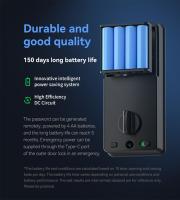 China 140mm Smart Deadbolt Door Lock CE Certificate Keyless Inside Door Locks for sale