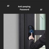 China Fingerprint Recognition Electronic Door Lock Keyless Wireless With Tuya App for sale