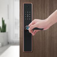 China WiFi Remote Smart Camera Door Lock FCC Electronic Smart Door Lock for sale