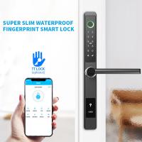 China Waterproof TTlock Smart Lock FPC Fingerprint Remote Control Biometric Gate Lock for sale