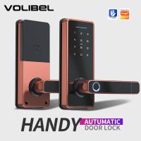China Wifi Tuya Fingerprint Deadbolt Lock Biometric Gate Lock For Apartments for sale