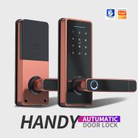 China Anti Humidity Fingerprint Deadbolt Door Lock TT Lock Fingerprint Digital Lock for sale