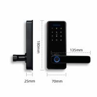 China Anti Humidity Fingerprint Deadbolt Door Lock TT Lock Fingerprint Digital Lock for sale