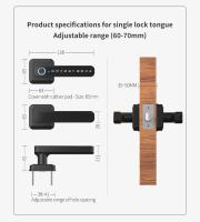 China 360° Fingerprint Entry Door Lock Aluminum Alloy For Home Apartments for sale