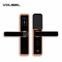 China Standard Wireless Smart Door Lock Fingerprint / Password / Card / Key /Smartphone Unlock for sale