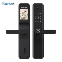 China Smart Camera Door Lock Card Operated Wireless Enabled Fingerprint for sale