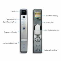 China Smart Camera Door Lock Tuya Wireless Tuya Wifi Biometric Fingerprint Automatic 3d Face Id Recognition for sale
